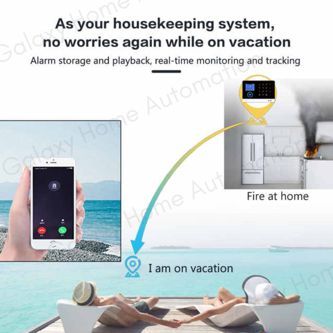 Smart Home Alarm Panel - Galaxy home Automation