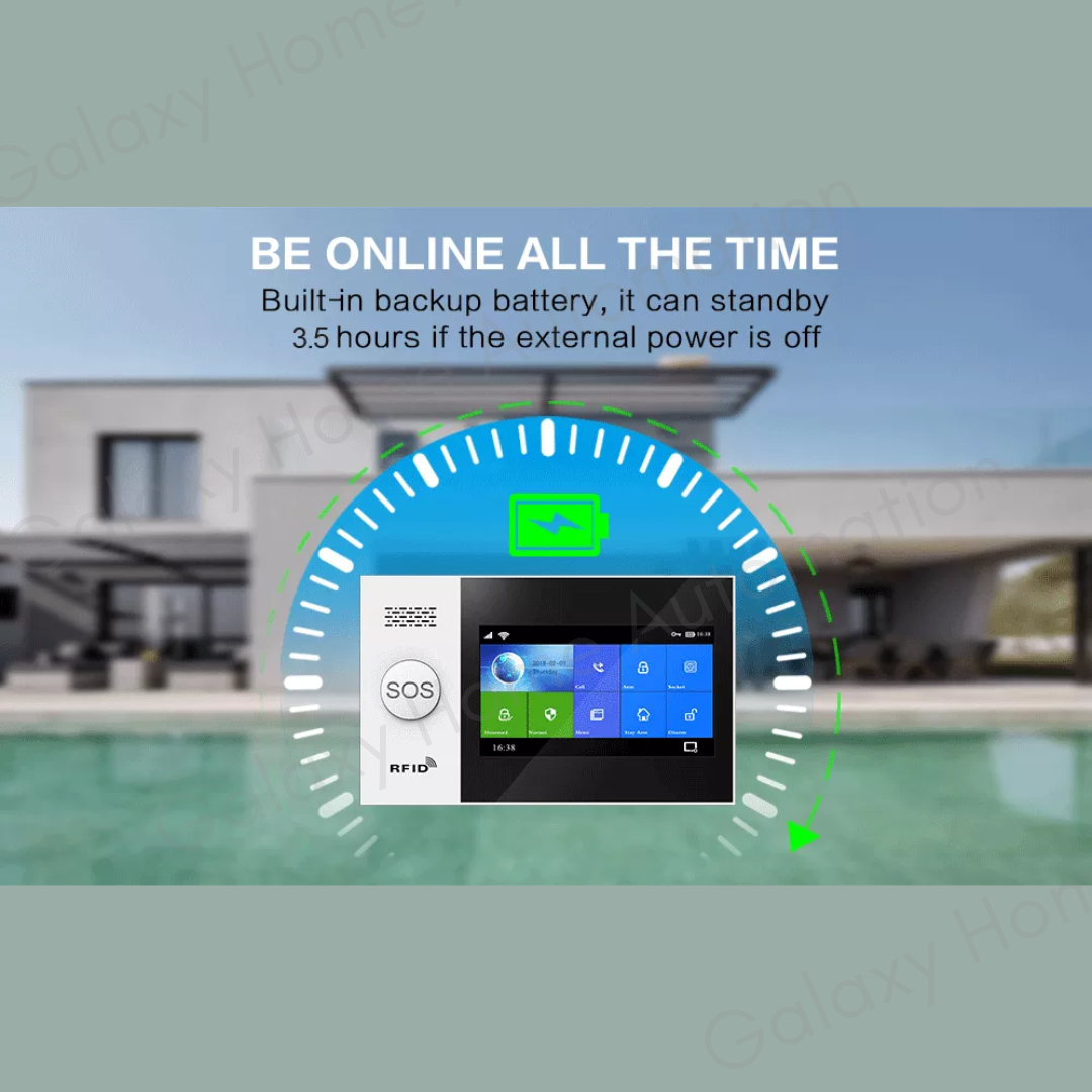 Smart Alarm Panel - Galaxy home Automation